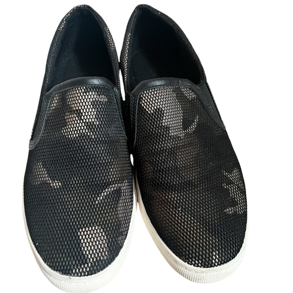 Bar 111 Slip On Mesh Netted Camouflage Sneakers Sz - Gem